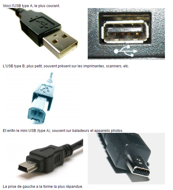 La connectique, très importante sur les écrans interactifs